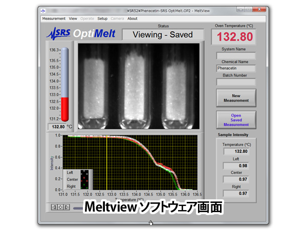 MPA100型融点測定装置 Optimelt-東京インスツルメンツ